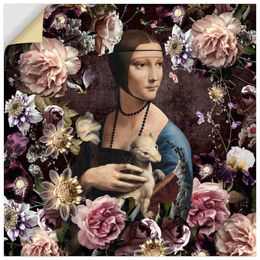 Artland Wandbild &raquo;Lady mit Hermelin - Da Vinci Adaption&laquo; Portrait 1 Stk. tlg. als Alubild, Leinwandbild, Poster, Wandaufkleber in verschied. Gr&ouml;&szlig;en Vinyl