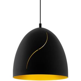 Eglo Pendelleuchte &raquo;HUNNINGHAM&laquo; E27 H&auml;ngelampe, H&auml;ngeleuchte, Esstischlampe, Wohnzimmerlampe, E27, 40,5 cm gold