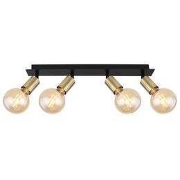 Globo LIGHTING Deckenstrahler &raquo;LILIANA&laquo; E27 1 Stk. Deckenstrahler/altmessing/Flur/Wohnzimmer