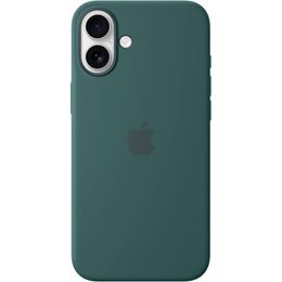 Apple Smartphone-H&uuml;lle &raquo;iPhone 16 Plus Silikon Case mit MagSafe&laquo; iPhone 16 Plus 17,02 cm (6,7 Zoll) gr&uuml;n Mikrofaser, Silikon Speziell f&uuml;r das iPhone 16 Plus