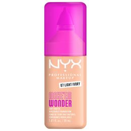 NYX Unisex NYX Foundation &raquo;Make 'EM Wonder Foundation&laquo; perfekter No-Makeup-Makeup-Look bis zum Full Glam