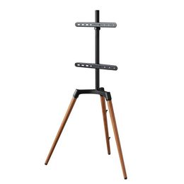 Hama TV-St&auml;nder &raquo;St&auml;nder f&uuml;r TV, 81 - 165 cm (32"- 65"), bis 35 kg&laquo; bis 165 cm Zoll freihstehend, schwenkbar, h&ouml;henverstellbar schwarz Aluminium, Stahl