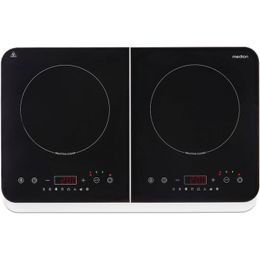 Medion Doppel-Induktionskochplatte &raquo;MD 18493, 3500 W Induktionsleistung, automatische Topferkennung, Timer&laquo; Temperaturbereich 60 - 240&deg;, Sensor-Touch-Display