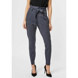 V&eacute;ro Moda Vero Moda Damen &raquo;VMEVA HR LOOSE PAPERBAG PANT GA NOOS&laquo; blau L, L&auml;nge 34