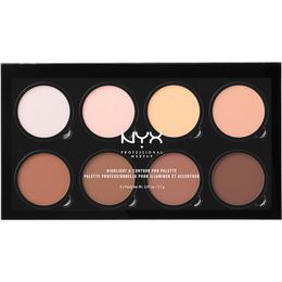 Nyx Cosmetics Nyx Professional Makeup Damen NYX PROFESSIONAL MAKEUP Highlighter &raquo;Highlight & Contour Pro Palette&laquo; mit einfacher Mischbarkeit bunt