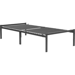 OTTO home Metallbett &raquo;LIST Bett Bettgestell Bettrahmen Einzelbett Doppelbett&laquo; Stahlbett schwarz in TOP Qualit&auml;t und 4 Breiten, Bett mit 26 Lattenroste
