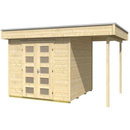 Skan Holz Gartenhaus &raquo;Venlo 2&laquo; beige Holzwerkstoff