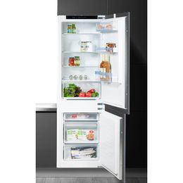 Bosch Einbauk&uuml;hlgefrierkombination Serie 4 &raquo;KIV86VSE0&laquo; 177,2 cm hoch 54,1 cm breit silber Low Frost: seltener abtauen durch reduzierte Eisbildung