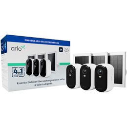 ARLO Smart Home Kamera &raquo;2 2K Outdoor Camera 3pack W/3 Solar Panel&laquo; Au&szlig;enbereich wei&szlig; Der Cloud-Speicher sch&uuml;tzt alle Ihre Clips.