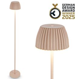 Briloner Leuchten LED Stehlampe &raquo;Akku LED Stehleuchte Riffle&laquo; beige