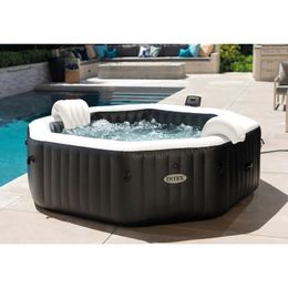 Intex Whirlpool &raquo;PureSPA "Jet + Bubble Deluxe" octagon, onyx black&laquo; 8-tlg., mit Salzwassersystem, in verschiedenen Gr&ouml;&szlig;en bunt