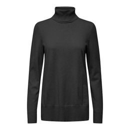 Only Damen Only &raquo;ONLIBI LS LONG SLIT ROLLNECK CC KNT&laquo; schwarz XS (34)
