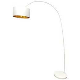 Salesfever Bogenlampe &raquo;Luca&laquo; E27 gold