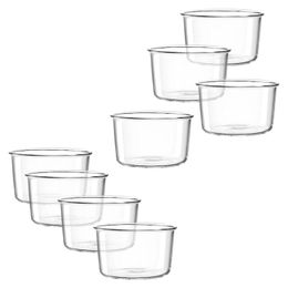 Leonardo Schale &raquo;VETRO, &Oslash; 9 cm, 8er-Set&laquo; 8 Stk. aus Glas sp&uuml;lmaschinengeeignet transparent Glas