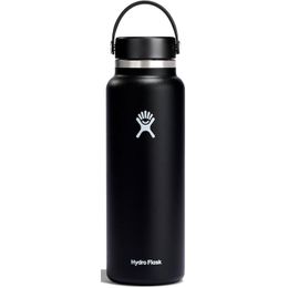 Hydro Flask Trinkflasche &raquo;40 OZ WIDE FLEX CAP&laquo; 1182 ml schwarz Edelstahl, Kunststoff