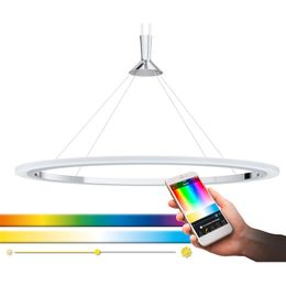Eglo Pendelleuchte &raquo;HORNITOS-C&laquo; LED-Board 1 Stk. Kaltwei&szlig; Neutralwei&szlig; Tageslichtwei&szlig; Warmwei&szlig; H&auml;ngeleuchte, Eglo CONNECT, Steuerung &uuml;ber APP + 