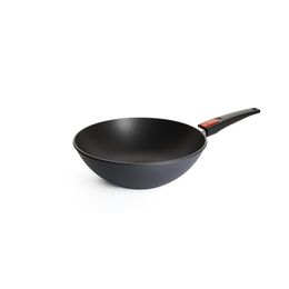 Woll Wok &raquo;Diamond Lite Wok&laquo; Aluminiumguss abnehmbarer Griff, Induktion grau