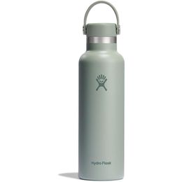 Hydro Flask Isolierflasche &raquo;21 Oz Std. Flex Cap&laquo; TempShield ️ doppelwandige Vakuumisolierung gr&uuml;n Edelstahl