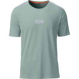 DEPROC Active Herren DEPROC Active Funktionsshirt &raquo;NAKIN MEN MELANGE&laquo; Funktionsshirt mit V-Ausschnitt blau M
