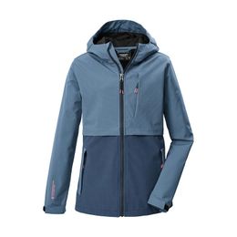 Killtec M&auml;dchen Softshelljacke &raquo;KOS 153 GRLS SFTSHLL JCKT&laquo; Winddichte, wasserabweisende Softshelljacke mit Kapuze 140