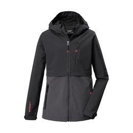 Killtec M&auml;dchen Softshelljacke &raquo;KOS 153 GRLS SFTSHLL JCKT&laquo; Winddichte, wasserabweisende Softshelljacke mit Kapuze 116