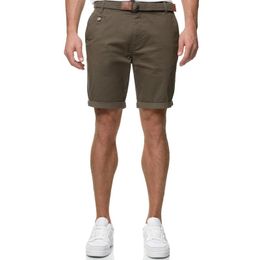 INDICODE Herren Chinoshorts &raquo;INConor&laquo; gr&uuml;n XXL, N-Gr