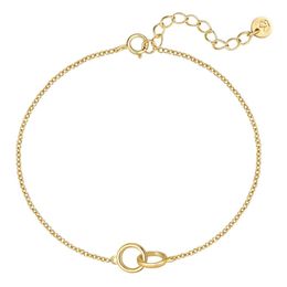 Glanzst&uuml;cke M&uuml;nchen Glanzst&uuml;cke M&uuml;nchen Armband - Sterling Silber Armband - Gr. ONESIZE - in Gold - f&uuml;r Damen