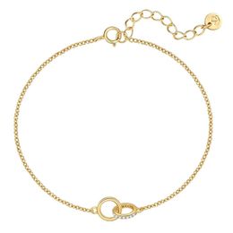 Glanzst&uuml;cke M&uuml;nchen Glanzst&uuml;cke M&uuml;nchen Armband - Sterling Silber Armband - Gr. ONESIZE - in Gold - f&uuml;r Damen