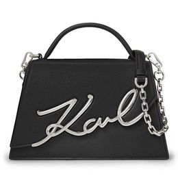 K by KARL LAGERFELD Karl Lagerfeld Crossbody Bags - K/SIGNATURE MITTELGROSSE UMH&Auml;NGETASCHE Umh&auml;ngetasc - Gr. unisize - in Schwarz - f&uuml;r Damen