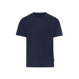 TRIGEMA Herren T-Shirt &raquo;TRIGEMA T-Shirt in Piqu&eacute;-Qualit&auml;t&laquo; 1 Stk. blau M