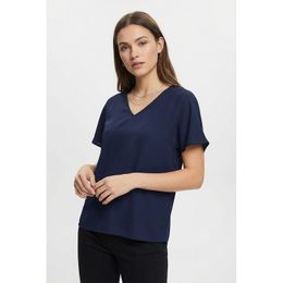 Only Carmakoma Damen Only CARMAKOMA Shirtbluse &raquo;CARMETTA LIFE V-NECK SS TOP WVN NOOS&laquo; 54