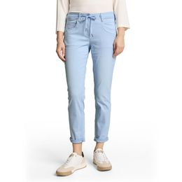 Tom Tailor Damen Tom Tailor 7/8-Hose &raquo;Tapered&laquo; mit Bindeband am B&uuml;ndchen 38, L&auml;nge 28