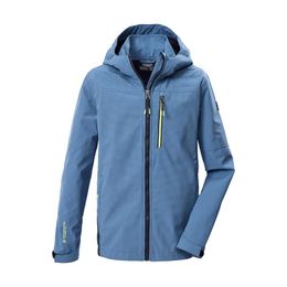 Killtec Jungen Softshelljacke &raquo;KOS 143 BYS SFTSHLL JCKT&laquo; Winddichte, wasserabweisende Softshelljacke mit Karomuster 128