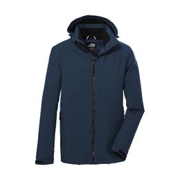 Killtec Herren Outdoorjacke &raquo;KOW 22 MN JCKT&laquo; Wasserdichte, atmungsaktive Jacke mit abnehmbarer Kapuze und Taschen blau XL
