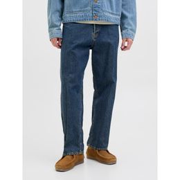 Jack & Jones Jack & Jones Herren Relax-fit-Jeans &raquo;JJIEDDIE mit hoher Taille und lockerer Passform&laquo; Baumwolle, relax fit blau 34, L&auml;nge 30