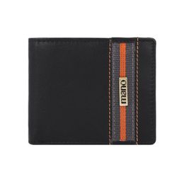 mano Don Leonardo Geldb&ouml;rse RFID Leder 11 cm in schwarz | Gr.: onesize
