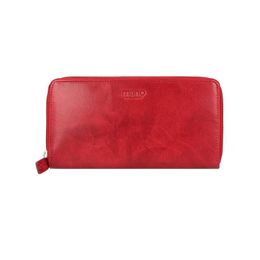 mano Donna Aurona Geldb&ouml;rse RFID Leder 19 cm in rot | Gr.: onesize