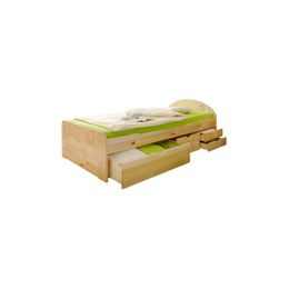 Ticaa Schubkastenbett Erna in Natur | Gr.: onesize