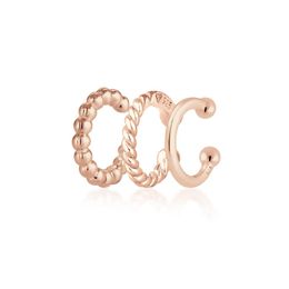 Elli Ohrringe 925 Sterling Silber Geo in Rosegold | Gr.: onesize