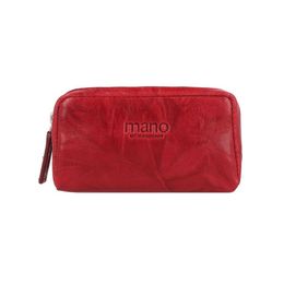 mano Donna Aurona Schl&uuml;sseletui RFID Leder 10,5 cm in rot | Gr.: onesize