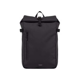Sandqvist Stream Slim Rolltop - Rucksack M 14" 60 cm (black) in schwarz | Gr.: onesize