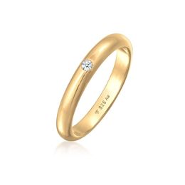 Elli DIAMONDS Ring 925 Sterling Silber Verlobungsring in Gold | Gr.: 54