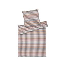 Elegante Bettw&auml;sche Aberdeen in rouge | Gr.: 80 x 80 cm