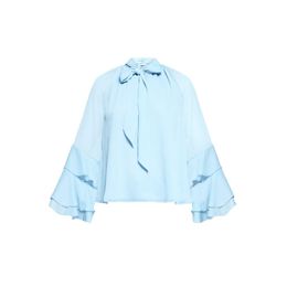 Vera Mont Chiffonbluse mit Volant in Soft Sky | Gr.: 36