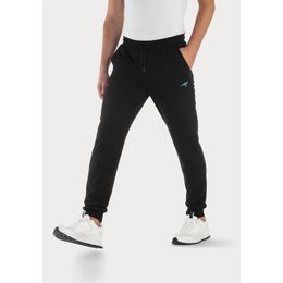 Kangaroos Herren Kangaroos Sweathose Jogginghose mit kleiner Logostickerei schwarz 44/46 (S), N-Gr
