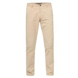 Rusty Neal Chino Hose "MARSU" Regular Fit Cotton-Stretch in Beige | Gr.: W30/L34