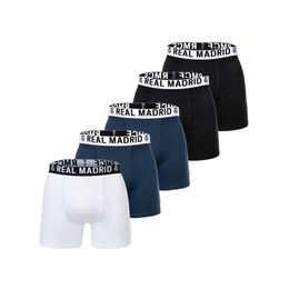 Real Madrid Boxershort 5er Pack in Wei&szlig;/Dunkelblau/Schwarz | Gr.: 164