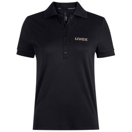 Uvex Polo "Corporate 26 Women" in Schwarz | Gr.: XL