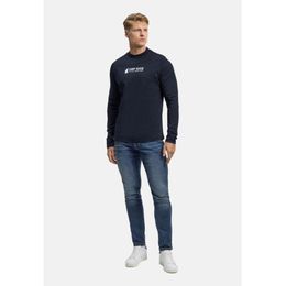 CAMP DAVID Longsleeve 'Cabo Verde' in dunkelblau | Gr.: XL