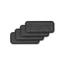 Astra Fu&szlig;matte Au&szlig;en BORDER STAR 4ER SET 4 in Grau | Gr.: 50 x 80 cm